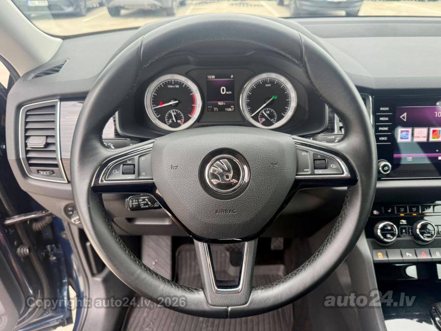 Синий Шкода Kodiaq 2019 в Таллин, объемом двигателя 2.00 л и пробегом 98 тыс. км за 23990 €, фото 15 на AUTOMOTO.COM.LV