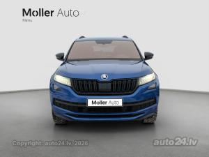 Blue Skoda Kodiaq 2020 in Parnu, with an engine capacity of 1.50 L and mileage of 85 thousand km for 26900 €, photo 3 on AUTOMOTO.COM.LV