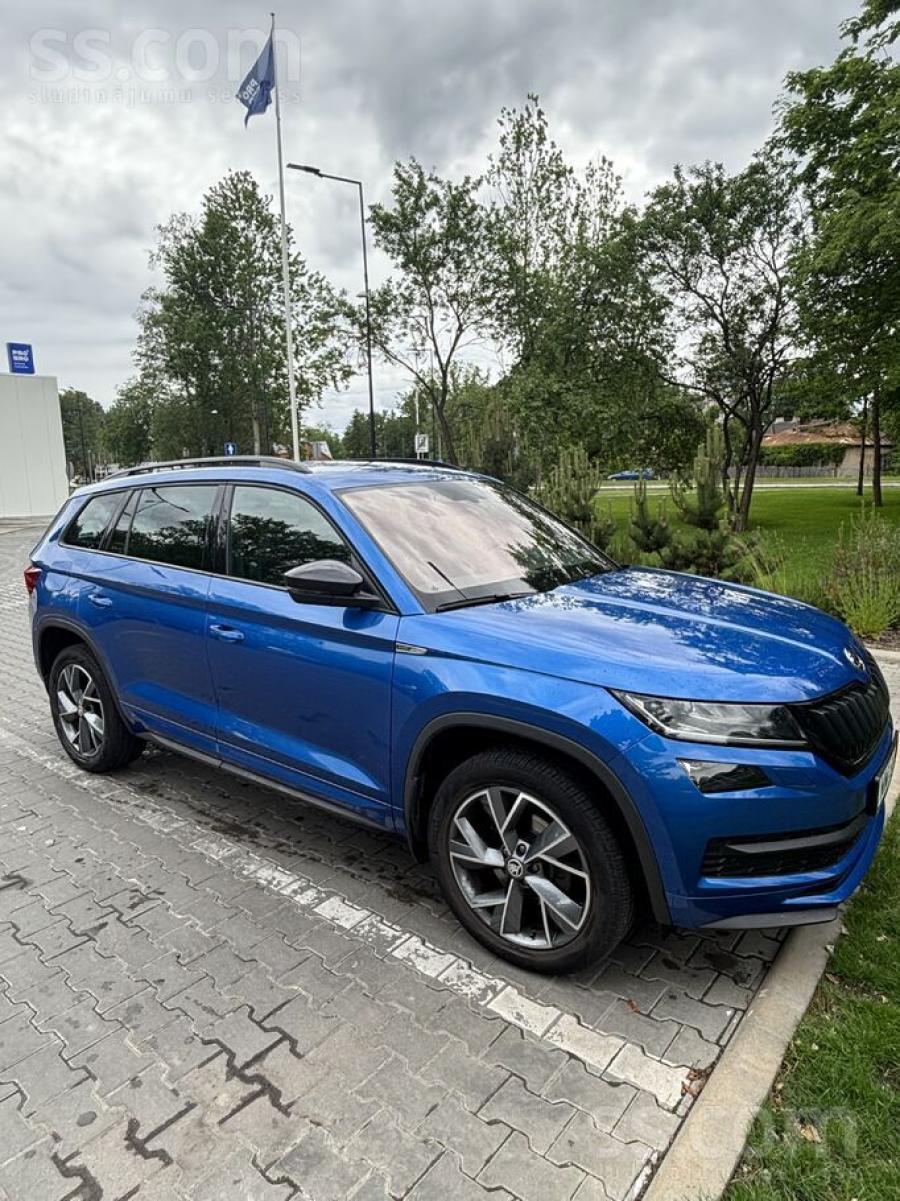 Синий Шкода Kodiaq 2020 в Рига, объемом двигателя 1.50 л и пробегом 70 тыс. км за 25500 €, фото 1 на AUTOMOTO.COM.LV