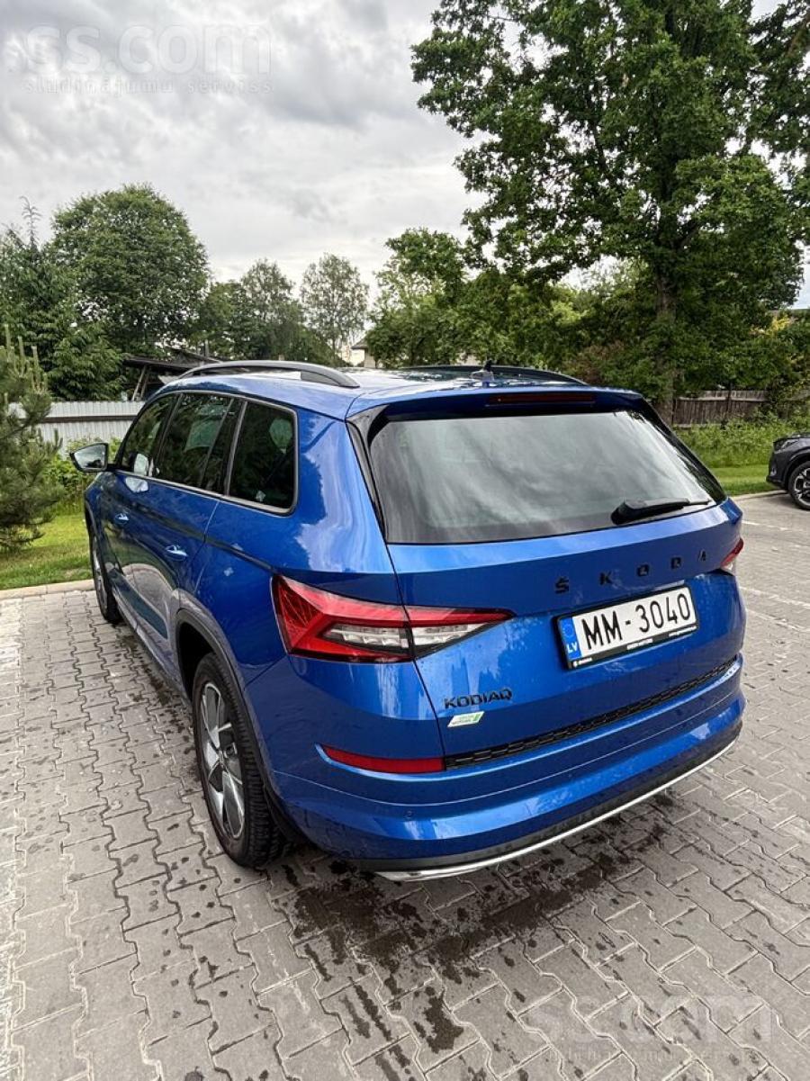 Синий Шкода Kodiaq 2020 в Рига, объемом двигателя 1.50 л и пробегом 70 тыс. км за 25500 €, фото 3 на AUTOMOTO.COM.LV