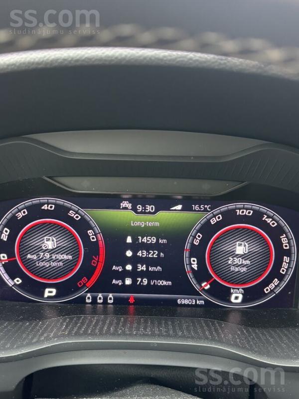 Синий Шкода Kodiaq 2020 в Рига, объемом двигателя 1.50 л и пробегом 70 тыс. км за 25500 €, фото 3 на AUTOMOTO.COM.LV