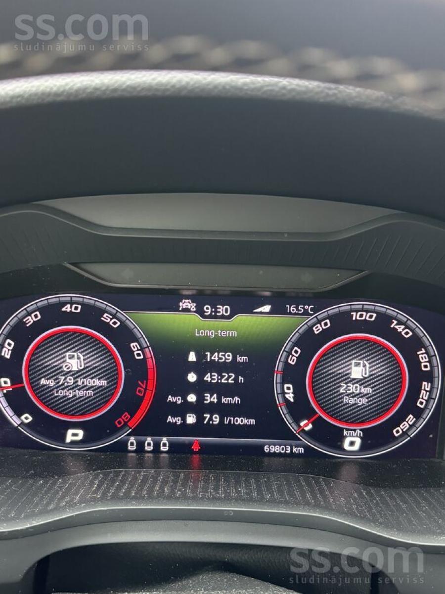 Синий Шкода Kodiaq 2020 в Рига, объемом двигателя 1.50 л и пробегом 70 тыс. км за 25500 €, фото 4 на AUTOMOTO.COM.LV