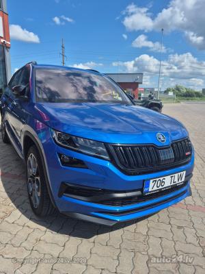Синий Шкода Kodiaq 2020 в Тарту, объемом двигателя 2.00 л и пробегом 107 тыс. км за 32990 €, фото  на AUTOMOTO.COM.LV