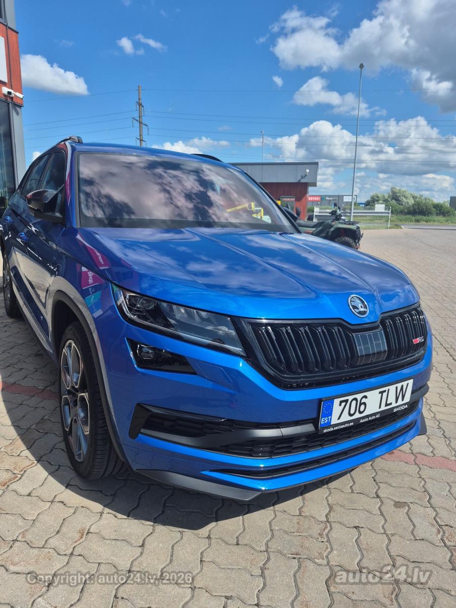 Zils Skoda Kodiaq 2020 Tartu, ar dzinēja tilpumu 2.00 L un nobraukumu 107 tūkst. km par 32990 €, foto 1 vietnē AUTOMOTO.COM.LV