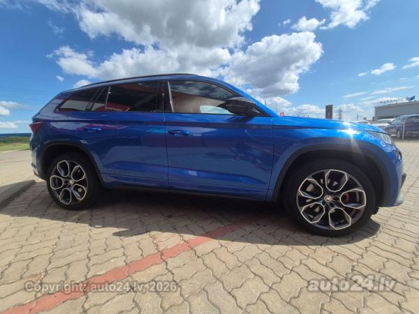 Blue Skoda Kodiaq 2020 in Tartu, with an engine capacity of 2.00 L and mileage of 107 thousand km for 32990 €, photo 3 on AUTOMOTO.COM.LV