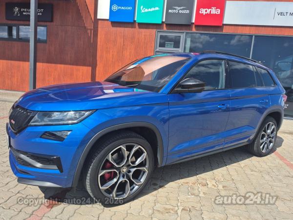 Blue Skoda Kodiaq 2020 in Tartu, with an engine capacity of 2.00 L and mileage of 107 thousand km for 32990 €, photo 4 on AUTOMOTO.COM.LV