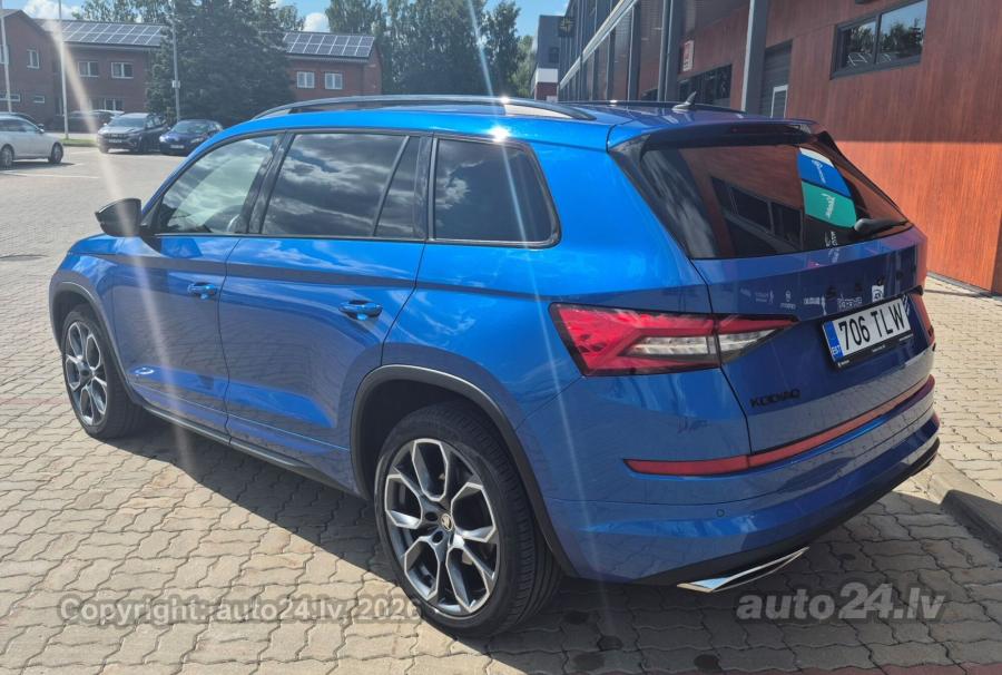 Zils Skoda Kodiaq 2020 Tartu, ar dzinēja tilpumu 2.00 L un nobraukumu 107 tūkst. km par 32990 €, foto 6 vietnē AUTOMOTO.COM.LV