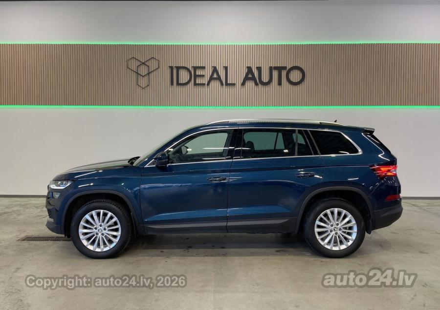 Blue Skoda Kodiaq 2021 in Tallinn, with an engine capacity of 2.00 L and mileage of 63 thousand km for 28990 €, photo 3 on AUTOMOTO.COM.LV