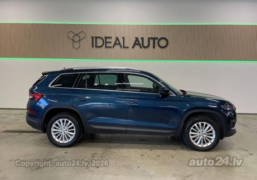 Blue Skoda Kodiaq 2021 in Tallinn, with an engine capacity of 2.00 L and mileage of 63 thousand km for 28990 €, photo 4 on AUTOMOTO.COM.LV