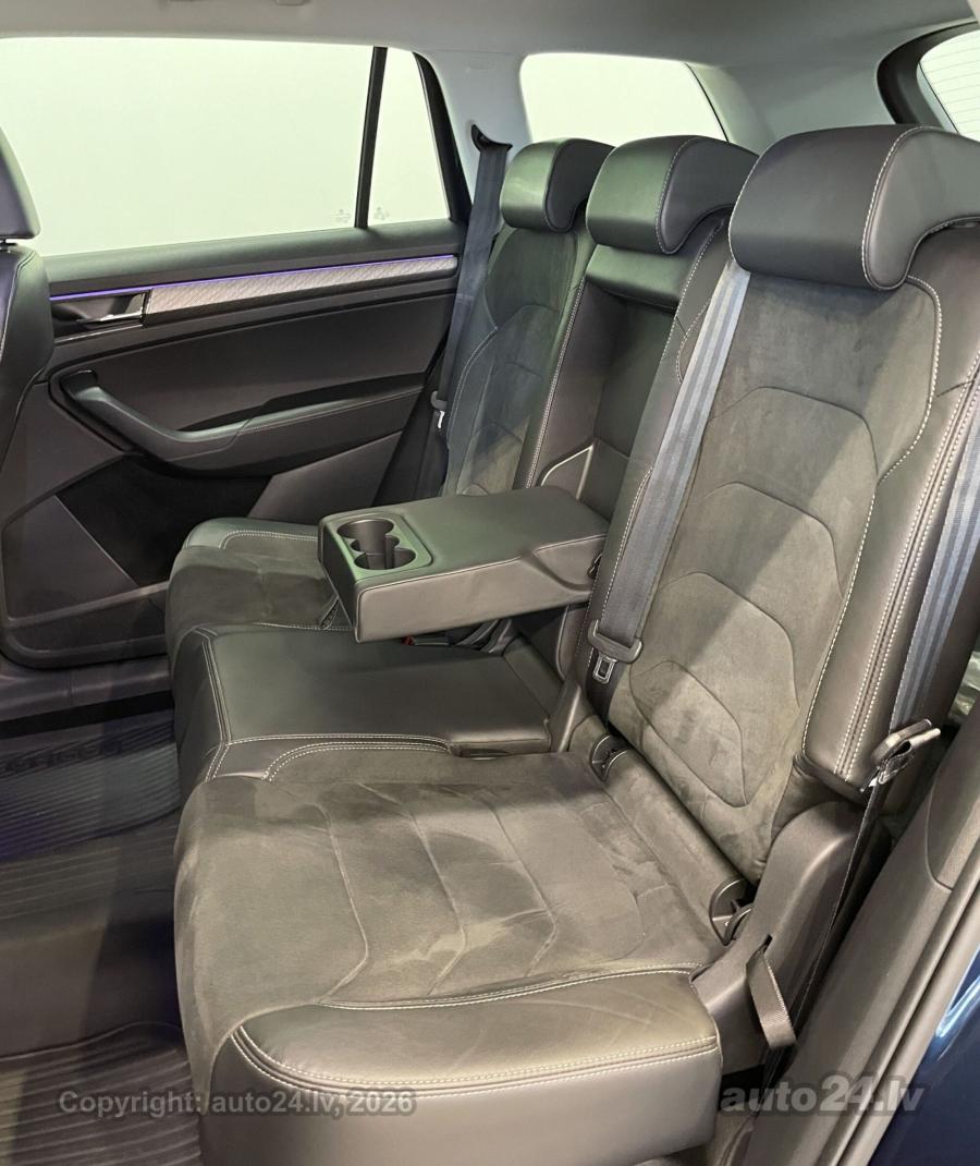 Blue Skoda Kodiaq 2021 in Tallinn, with an engine capacity of 2.00 L and mileage of 63 thousand km for 28990 €, photo 9 on AUTOMOTO.COM.LV