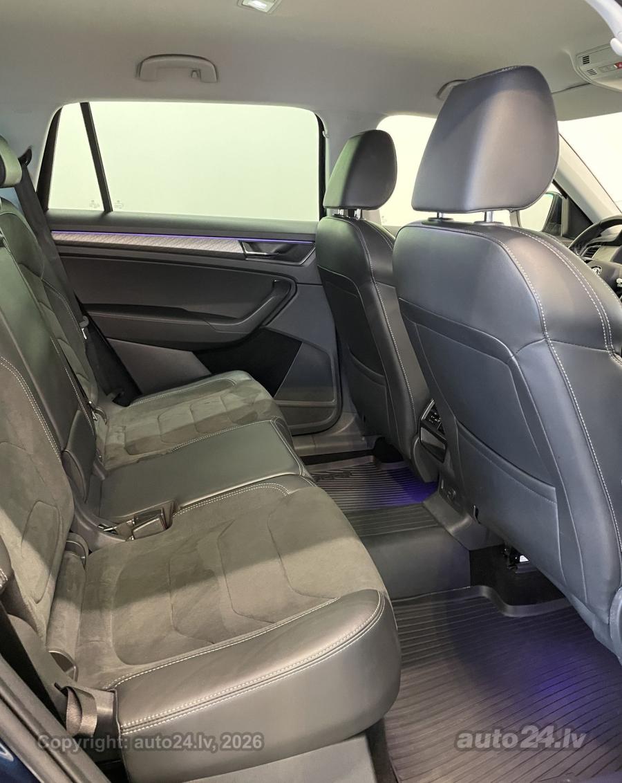 Blue Skoda Kodiaq 2021 in Tallinn, with an engine capacity of 2.00 L and mileage of 63 thousand km for 28990 €, photo 12 on AUTOMOTO.COM.LV