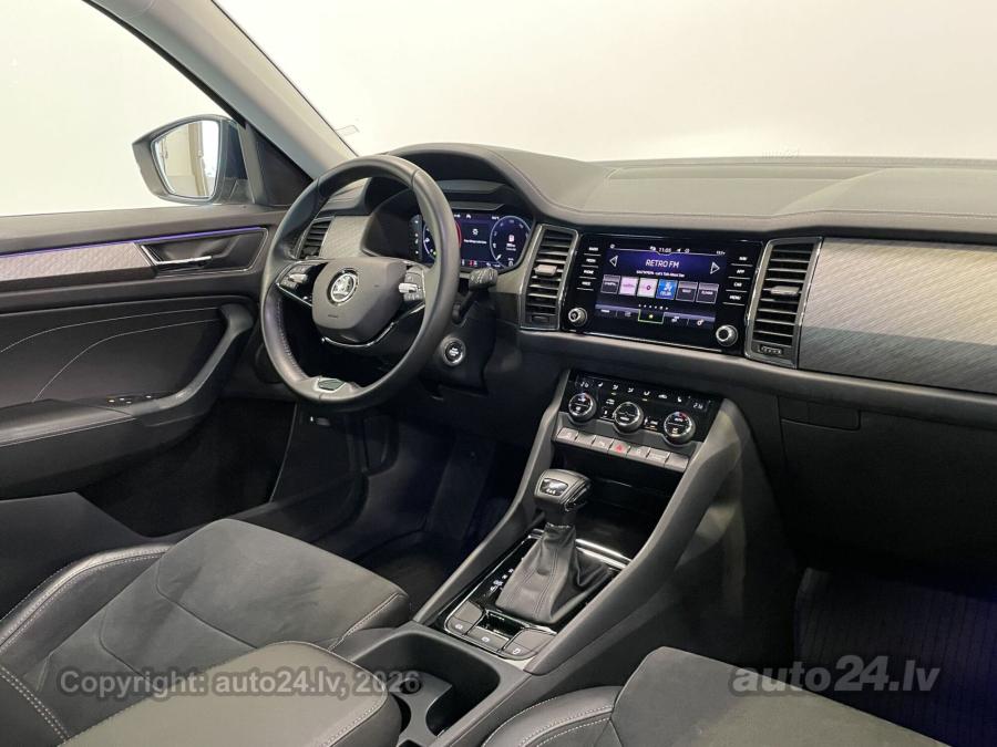 Blue Skoda Kodiaq 2021 in Tallinn, with an engine capacity of 2.00 L and mileage of 63 thousand km for 28990 €, photo 13 on AUTOMOTO.COM.LV