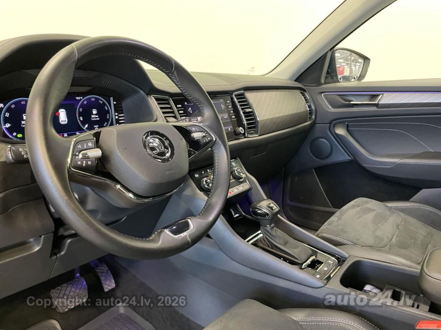 Blue Skoda Kodiaq 2021 in Tallinn, with an engine capacity of 2.00 L and mileage of 63 thousand km for 28990 €, photo 14 on AUTOMOTO.COM.LV