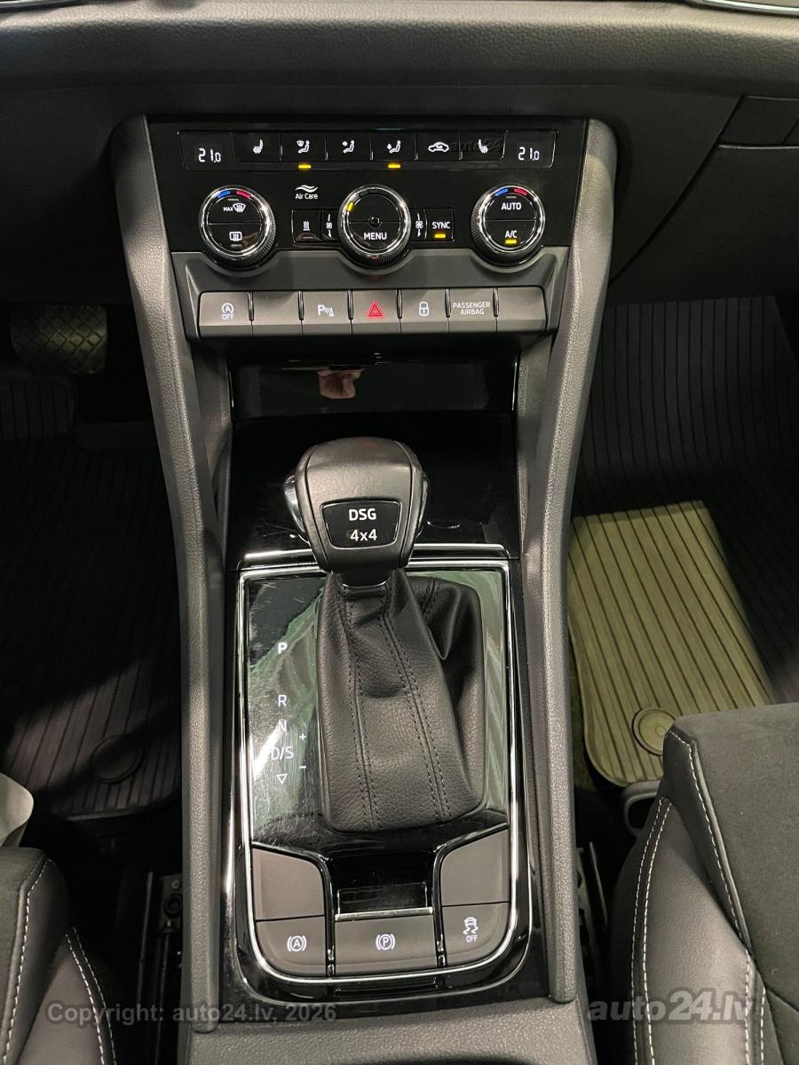 Blue Skoda Kodiaq 2021 in Tallinn, with an engine capacity of 2.00 L and mileage of 63 thousand km for 28990 €, photo 18 on AUTOMOTO.COM.LV