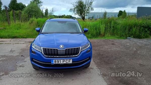 Blue Skoda Kodiaq 2021 in Tartu, with an engine capacity of 1.50 L and mileage of 70 thousand km for 25500 €, photo 1 on AUTOMOTO.COM.LV