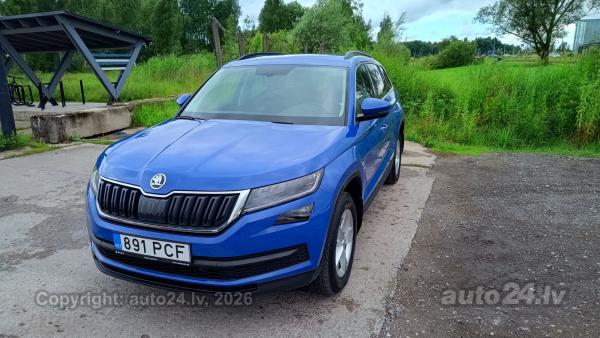 Blue Skoda Kodiaq 2021 in Tartu, with an engine capacity of 1.50 L and mileage of 70 thousand km for 25500 €, photo 2 on AUTOMOTO.COM.LV