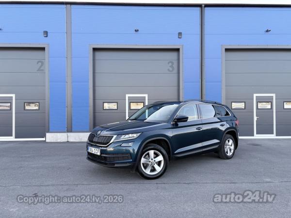 Blue Skoda Kodiaq 2021 in Tartu, with an engine capacity of 1.50 L and mileage of 105 thousand km for 18990 €, photo 3 on AUTOMOTO.COM.LV