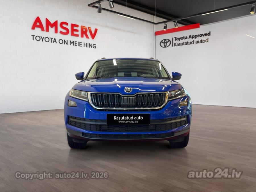 Синий Шкода Kodiaq 2021 в Тарту, объемом двигателя 1.50 л и пробегом 74 тыс. км за 23190 €, фото 6 на AUTOMOTO.COM.LV