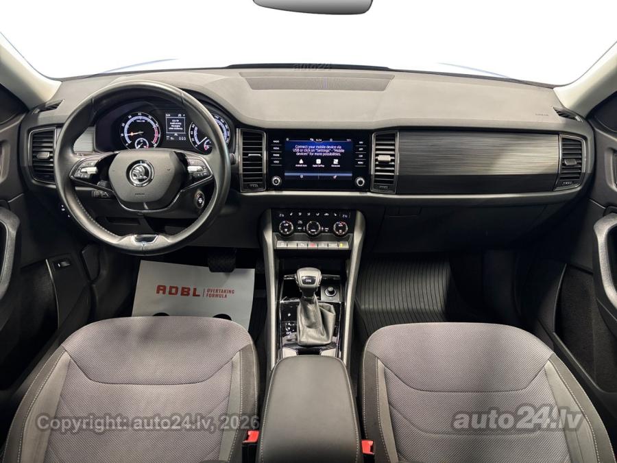 Синий Шкода Kodiaq 2021 в Тарту, объемом двигателя 1.50 л и пробегом 74 тыс. км за 23190 €, фото 9 на AUTOMOTO.COM.LV