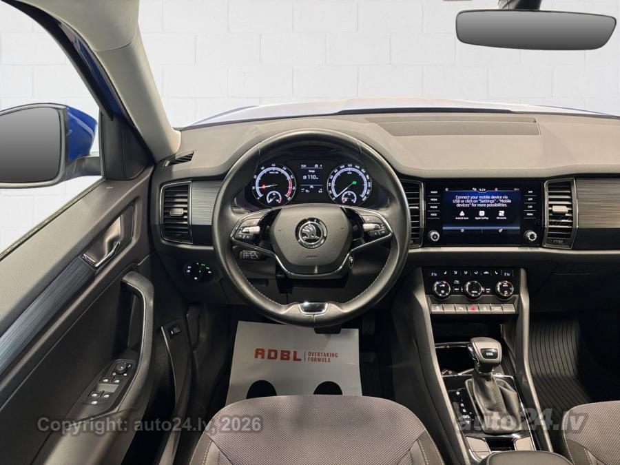 Синий Шкода Kodiaq 2021 в Тарту, объемом двигателя 1.50 л и пробегом 74 тыс. км за 23190 €, фото 10 на AUTOMOTO.COM.LV