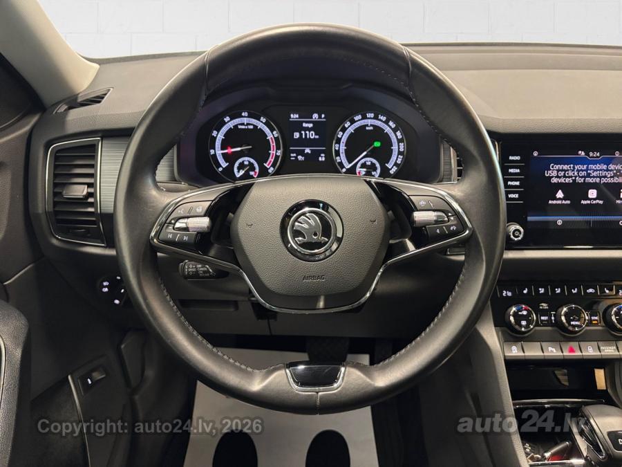 Синий Шкода Kodiaq 2021 в Тарту, объемом двигателя 1.50 л и пробегом 74 тыс. км за 23190 €, фото 13 на AUTOMOTO.COM.LV