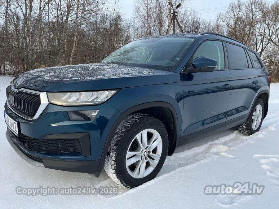 Синий Шкода Kodiaq 2022 в Курессааре, объемом двигателя 1.50 л и пробегом 52 тыс. км за 22990 €, фото 1 на AUTOMOTO.COM.LV