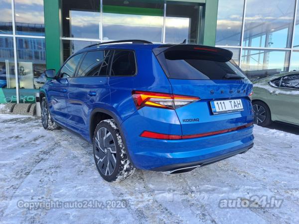 Blue Skoda Kodiaq 2022 in Tartu, with an engine capacity of 2.00 L and mileage of 56 thousand km for 34900 €, photo 2 on AUTOMOTO.COM.LV