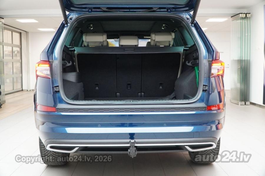 Blue Skoda Kodiaq 2022 in Tallinn, with an engine capacity of 2.00 L and mileage of 154 thousand km for 28900 €, photo 7 on AUTOMOTO.COM.LV