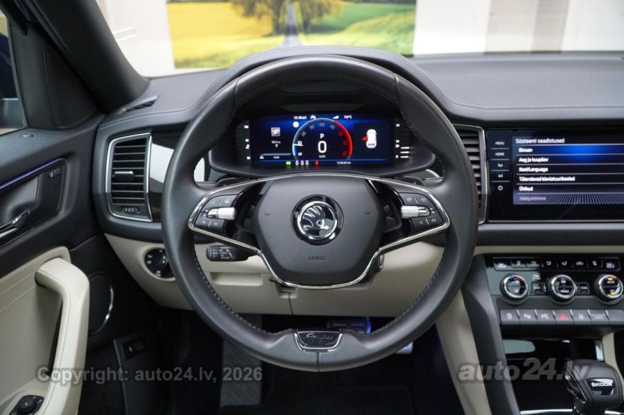 Blue Skoda Kodiaq 2022 in Tallinn, with an engine capacity of 2.00 L and mileage of 154 thousand km for 28900 €, photo 13 on AUTOMOTO.COM.LV