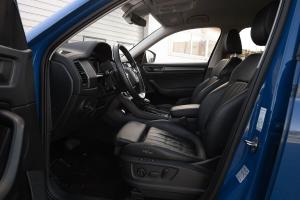Blue Skoda Kodiaq 2022 in Jelgava, with an engine capacity of 2.00 L and mileage of 137 thousand km for 27250 €, photo 8 on AUTOMOTO.COM.LV