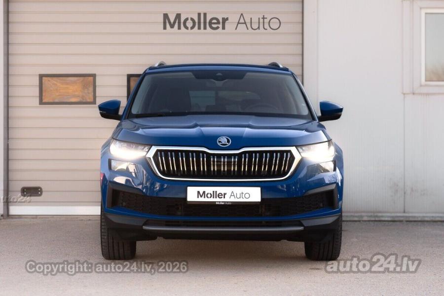 Blue Skoda Kodiaq 2022 in Jelgava, with an engine capacity of 2.00 L and mileage of 137 thousand km for 27926 €, photo 4 on AUTOMOTO.COM.LV