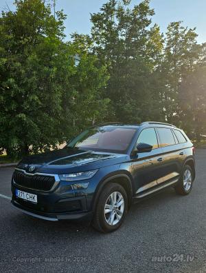 Синий Шкода Kodiaq 2022 в Тарту, объемом двигателя 1.50 л и пробегом 107 тыс. км за 28700 €, фото  на AUTOMOTO.COM.LV
