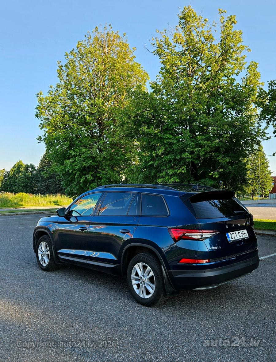Синий Шкода Kodiaq 2022 в Тарту, объемом двигателя 1.50 л и пробегом 107 тыс. км за 28700 €, фото 5 на AUTOMOTO.COM.LV