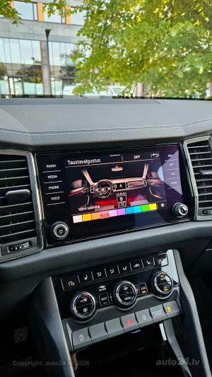 Синий Шкода Kodiaq 2022 в Тарту, объемом двигателя 1.50 л и пробегом 107 тыс. км за 28700 €, фото 12 на AUTOMOTO.COM.LV