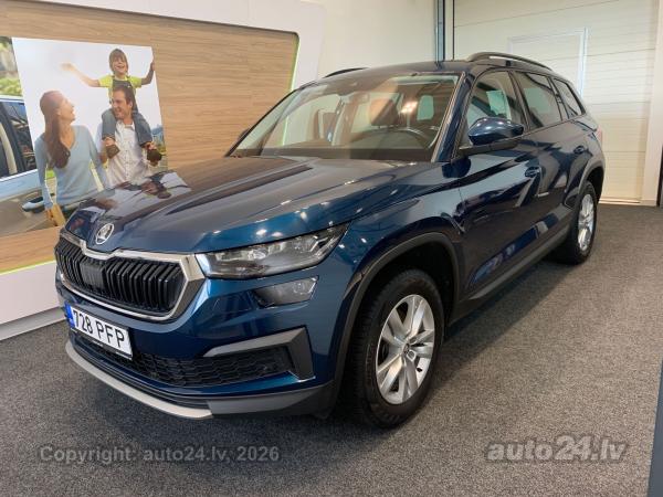 Синий Шкода Kodiaq 2022 в Раквере, объемом двигателя 1.50 л и пробегом 65 тыс. км за 24800 €, фото 1 на AUTOMOTO.COM.LV
