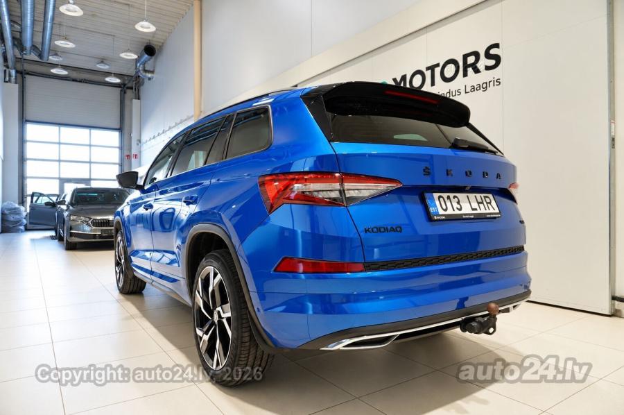 Blue Skoda Kodiaq 2022 in Tallinn, with an engine capacity of 2.00 L and mileage of 119 thousand km for 32900 €, photo 3 on AUTOMOTO.COM.LV