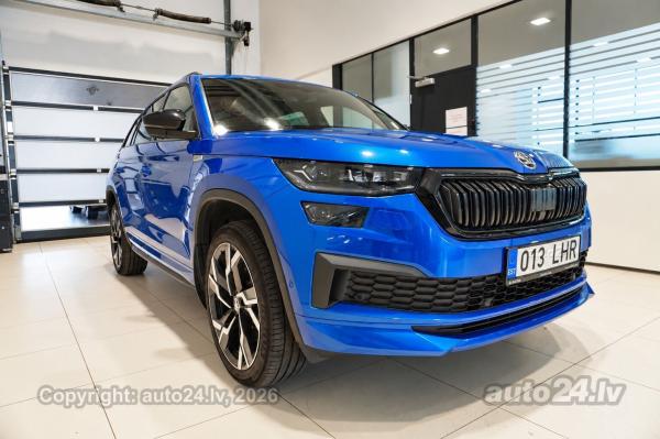 Blue Skoda Kodiaq 2022 in Tallinn, with an engine capacity of 2.00 L and mileage of 119 thousand km for 32900 €, photo 5 on AUTOMOTO.COM.LV