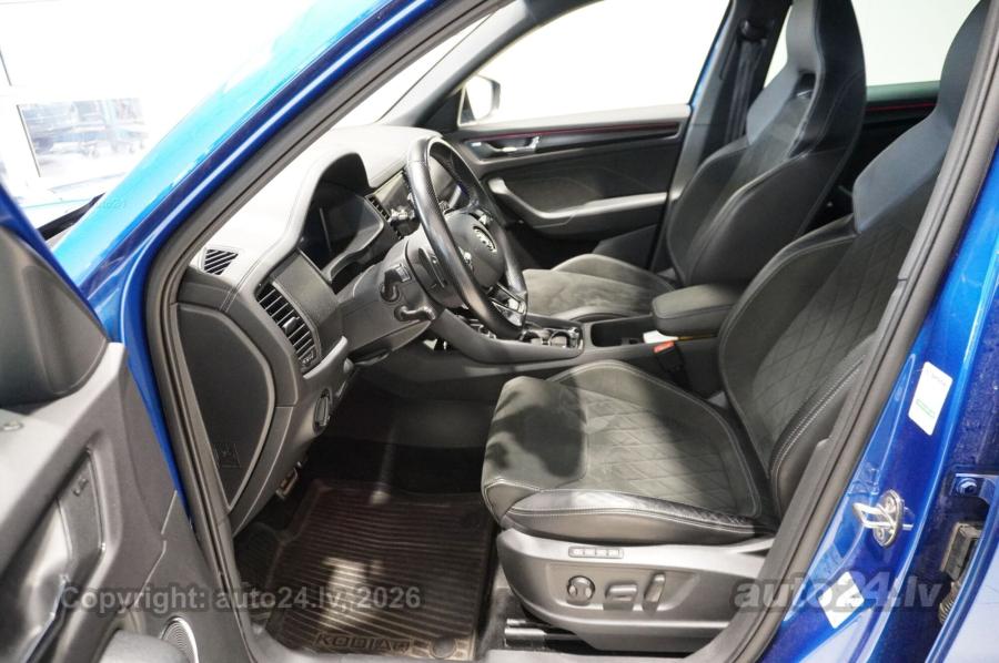 Blue Skoda Kodiaq 2022 in Tallinn, with an engine capacity of 2.00 L and mileage of 119 thousand km for 32900 €, photo 11 on AUTOMOTO.COM.LV