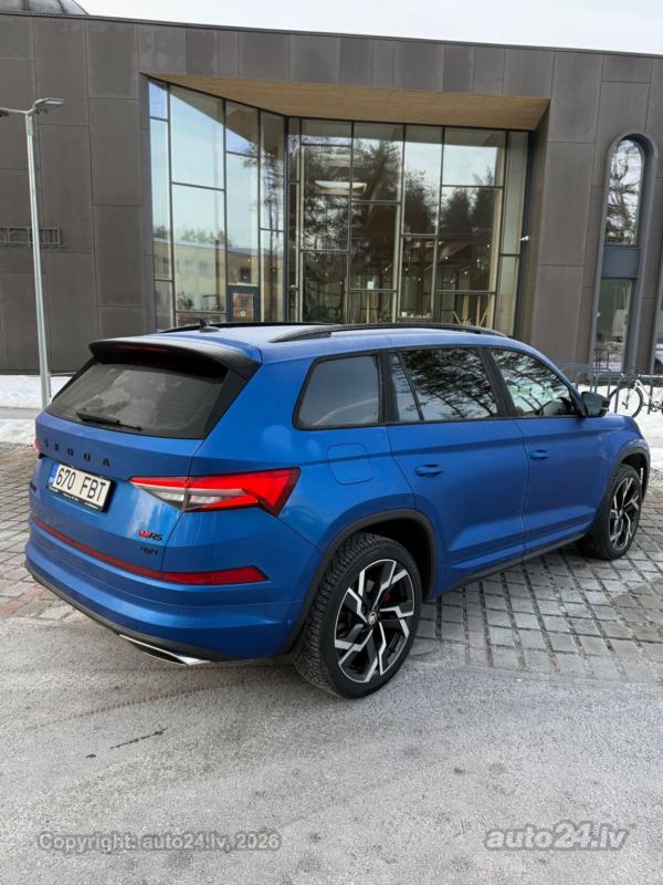 Blue Skoda Kodiaq 2023 in Tallinn, with an engine capacity of 2.00 L and mileage of 65 thousand km for 38900 €, photo 2 on AUTOMOTO.COM.LV