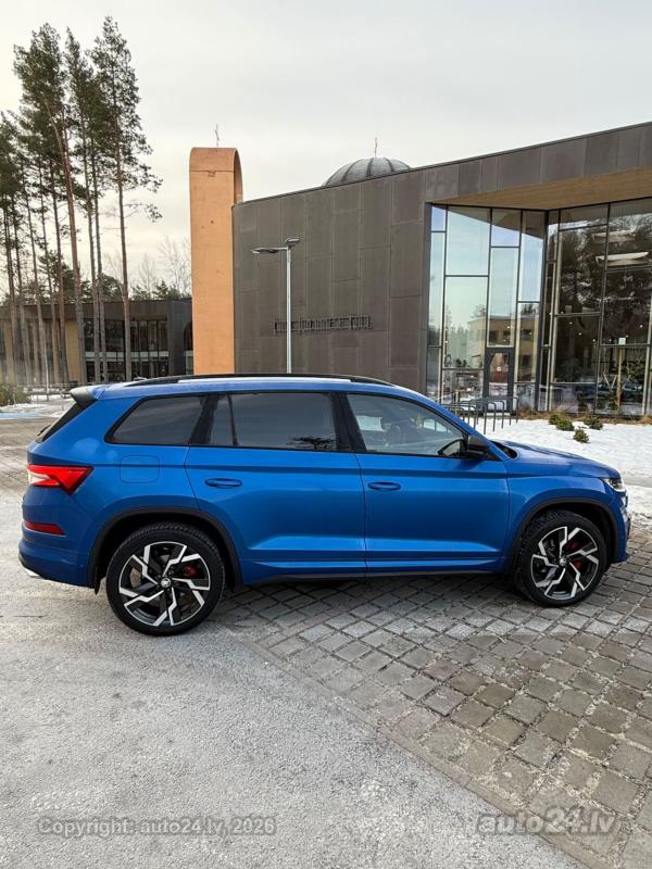 Blue Skoda Kodiaq 2023 in Tallinn, with an engine capacity of 2.00 L and mileage of 65 thousand km for 38900 €, photo 3 on AUTOMOTO.COM.LV