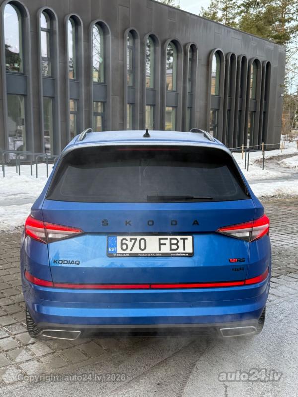 Blue Skoda Kodiaq 2023 in Tallinn, with an engine capacity of 2.00 L and mileage of 65 thousand km for 38900 €, photo 5 on AUTOMOTO.COM.LV