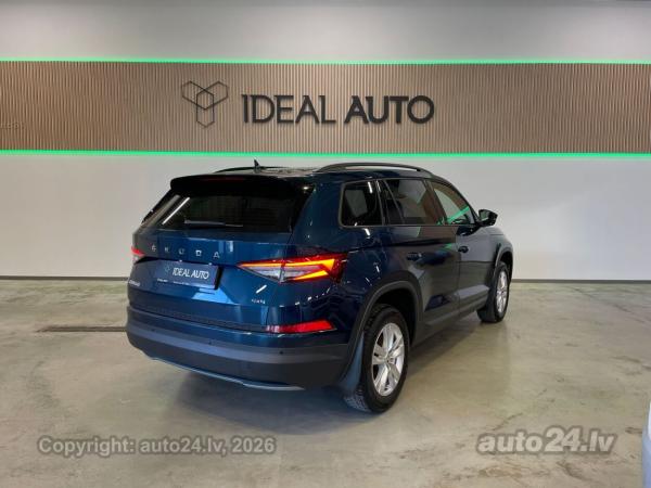 Blue Skoda Kodiaq 2023 in Tallinn, with an engine capacity of 1.97 L and mileage of 72 thousand km for 31990 €, photo 4 on AUTOMOTO.COM.LV