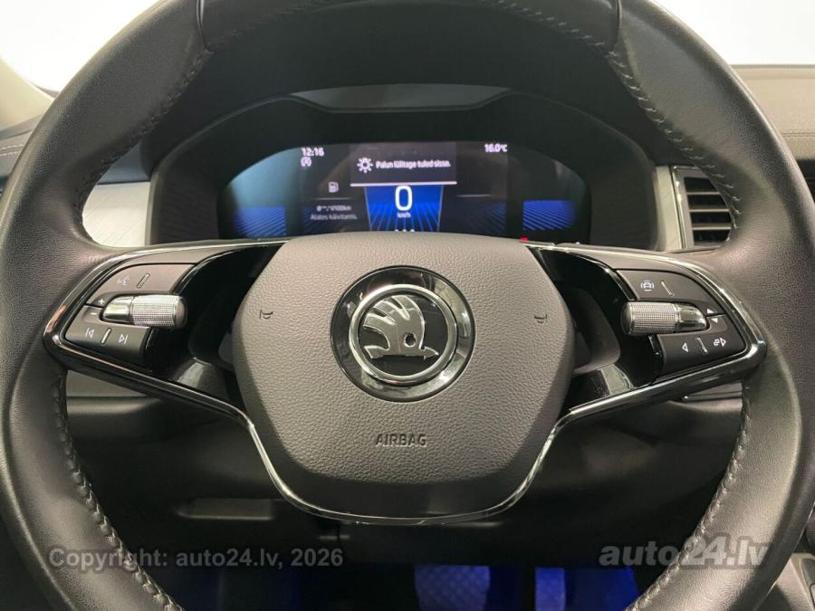Синий Шкода Kodiaq 2023 в Таллин, объемом двигателя 1.97 л и пробегом 72 тыс. км за 31990 €, фото 16 на AUTOMOTO.COM.LV