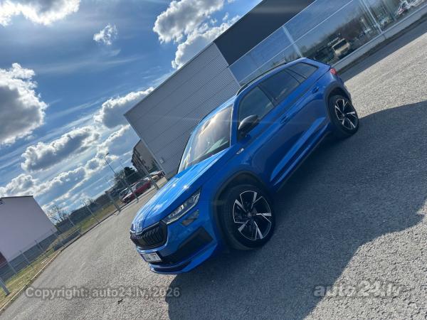 Blue Skoda Kodiaq 2023 in Tallinn, with an engine capacity of 2.00 L and mileage of 57 thousand km for 38000 €, photo 2 on AUTOMOTO.COM.LV