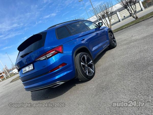 Blue Skoda Kodiaq 2023 in Tallinn, with an engine capacity of 2.00 L and mileage of 57 thousand km for 38000 €, photo 5 on AUTOMOTO.COM.LV