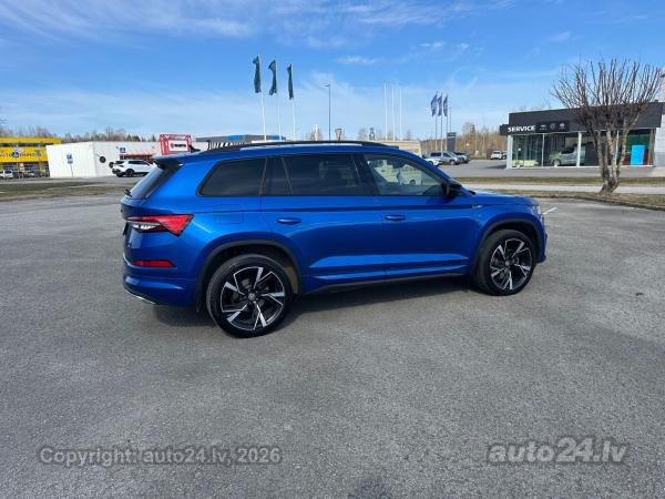 Blue Skoda Kodiaq 2023 in Tallinn, with an engine capacity of 2.00 L and mileage of 57 thousand km for 38000 €, photo 6 on AUTOMOTO.COM.LV