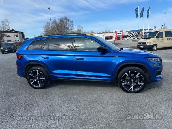 Blue Skoda Kodiaq 2023 in Tallinn, with an engine capacity of 2.00 L and mileage of 57 thousand km for 38000 €, photo 7 on AUTOMOTO.COM.LV