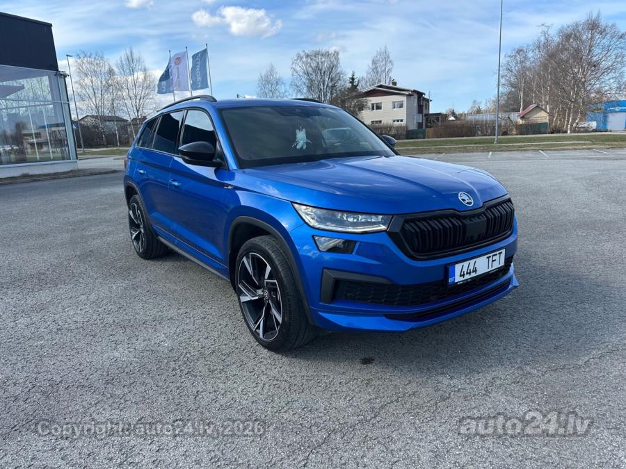 Синий Шкода Kodiaq 2023 в Таллин, объемом двигателя 2.00 л и пробегом 57 тыс. км за 38000 €, фото 9 на AUTOMOTO.COM.LV