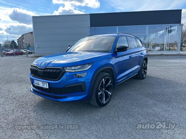 Blue Skoda Kodiaq 2023 in Tallinn, with an engine capacity of 2.00 L and mileage of 57 thousand km for 38000 €, photo 9 on AUTOMOTO.COM.LV