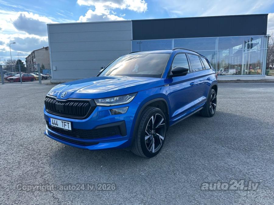 Синий Шкода Kodiaq 2023 в Таллин, объемом двигателя 2.00 л и пробегом 57 тыс. км за 38000 €, фото 10 на AUTOMOTO.COM.LV